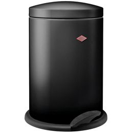Wesco M&uuml;lleimer &raquo;116 Alpha&laquo; 1 Beh&auml;lter Tretabfallsammler, 13 Liter schwarz Stahlblech B/H/T: 30cm x 42,5cm x 30cm, 13 l