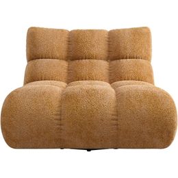 Home Affaire 1,5-Sitzer &raquo;Cozy Bubble, 360&deg; drehbarer Sessel, Breite 107 cm&laquo; mit eleganter Steppung, Rundumbezug & weicher Polsterung braun 100% 