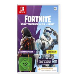 EPIC GAMES Spielesoftware &raquo;Fortnite Schattenfeuer & Eis Paket (Code in Box)&laquo; Nintendo Switch bunt LEGO Style Eisbiss-Outfit