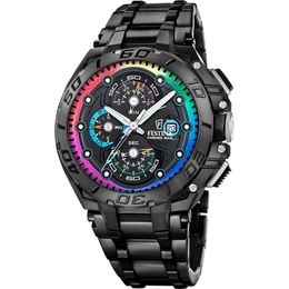 Festina Herren Chronograph &raquo;Chrono Bike Limited Edition&laquo; Quarzuhr, Armbanduhr, Herrenuhr, Edelstahlarmband Einheitsgr&ouml;&szlig;e