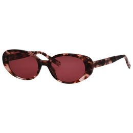 Tom Tailor Damen Tom Tailor Sonnenbrille &raquo;Modell 676011&laquo; Form Feminin, Logoschriftzug auf B&uuml;gel, Kunststofffassung braun Einheitsgr&ouml;&szlig;e