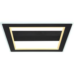 Globo LIGHTING LED Deckenleuchte &raquo;MATTIA&laquo; LED-Modul Deckenlampe/Wohnzimmer/Schlafzimmer/modern schwarz Einheitsgr&ouml;&szlig;e
