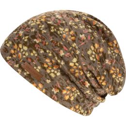 Chillouts Damen Chillouts Beanie &raquo;Linz Hat&laquo; Feminine Beanie mit verspieltem Bl&uuml;tenprint Einheitsgr&ouml;&szlig;e