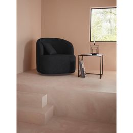 LeGer Home by Lena Gercke Drehsessel &raquo;Dilara Sessel&laquo; gerundete R&uuml;ckenlehne und Front, in 3 Bezugsqualit&auml;ten schwarz Struktur fein 100% Polyester);
