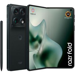 Motorola Smartphone &raquo;razr fold&laquo; PANTONE Blackened Blue Superintelligente Hilfe