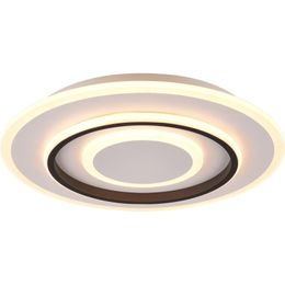 REALITY LEUCHTEN LED Deckenleuchte &raquo;JORA, Deckenlampe Schlafzimmer mit Sleep Timer, Nachtlicht, dimmbar,&laquo; LED-Board 1 Stk. warmwei&szlig; - kaltwei&szlig; 