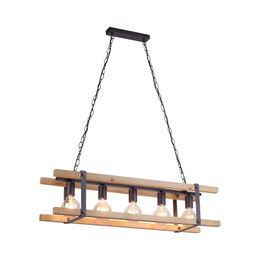 JUST LIGHT Deckenleuchte &raquo;EDITH&laquo; E27 1 Stk. ExklusiveE27 braun 5, 1 Stk.