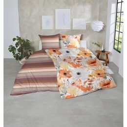 Primera Bettw&auml;sche &raquo;Feinbiber-Bettw&auml;sche&laquo; 2 Stk. samtweich und nat&uuml;rlich aus reiner Baumwolle bunt Feinbiber, Obermaterial: 100% Baumwolle B/L: 135cm x 200cm,