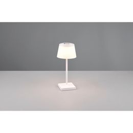 REALITY LEUCHTEN LED Au&szlig;en-Tischleuchte &raquo;Sanchez&laquo; LED-Board 1 Stk. Farbwechsler Akku Garten Tischlampe RGB Farbwechsel dimmbar Lichtfarbe einstellbar 