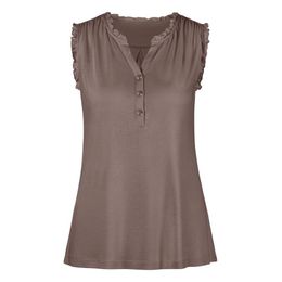 Lascana R&uuml;schentop in taupe | Gr.: 44-46