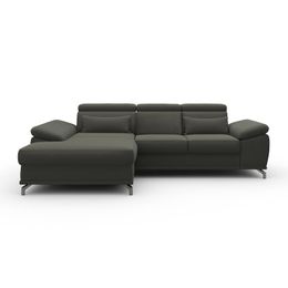 Sit & More sit&more Ecksofa &raquo;Cabrio L-Form, B: 295 cm, mit Sitztiefen-, Arm- & Kopfteilverstellung&laquo; 2 Nierenkissen, Federkern, optional Schlaffunktion und 