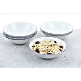 Retsch Arzberg M&uuml;slischale &raquo;Heike Blaurand&laquo; 6 Stk. aus Porzellan 6 St&uuml;ck, Made in Germany wei&szlig; Porzellan &Oslash; 13cm