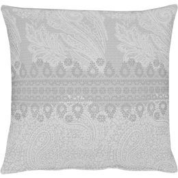 Apelt Dekokissen &raquo;7908 Paisley&laquo; Kissenh&uuml;lle ohne F&uuml;llung, 1 St&uuml;ck grau Kunstfaser, Polyester B/L: 46cm x 46cm, 1 Stk.