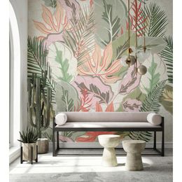 marburg Fototapete &raquo;Imani&laquo; matt glatt moderne Tapete f&uuml;r Wohnzimmer Schlafzimmer K&uuml;che bunt Vlies B/L: 3,18m x 3,4m, Rollen: 1