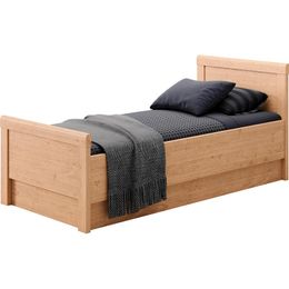 Priess Einzelbett &raquo;Arnsberg&laquo; Komfortliegeh&ouml;he braun Liegefl&auml;che L&auml;nge B: 200cm x 100cm, H&ouml;he Bettseite: 49cm, ohne Matratze