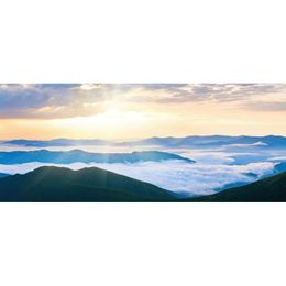 ARCHITECTS PAPER Fototapete &raquo;Mountain View&laquo; Vlies, Wand, Schr&auml;ge bunt Vlies B/L: 5m x 2,5m