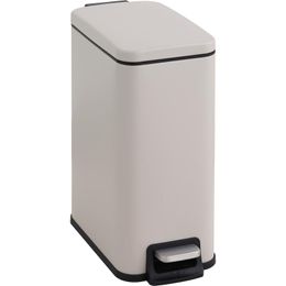 OTTO home M&uuml;lleimer &raquo;Joonah, Soft Close, schmal und kompakt&laquo; 1 Beh&auml;lter Nischen-M&uuml;lleimer, Treteimer, Kosmetikeimer mit Deckel Edelstahl B/H/T: 14,3cm