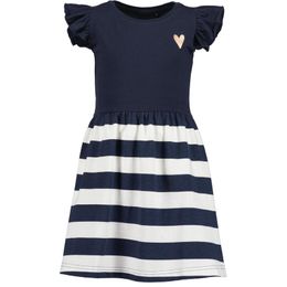 Blue Seven M&auml;dchen Sweatkleid 1 tlg. tlg. im maritimen Look blau 116, N-Gr