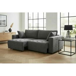 OTTO home 2,5-Sitzer &raquo;ELIANN, 209 cm - elektrisches Schlafsofa&laquo; mit USB A/C-Anschluss. Federkern, Webstoff Webstoff 100% Polyester B/H/T: 209,5cm x 