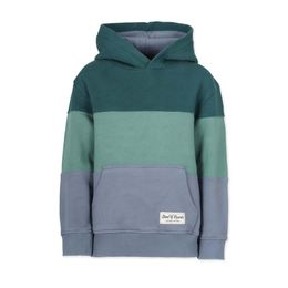 Band of Rascals Kapuzenpullover " 3C Block " in racing-green-dove-blue | Gr.: 146