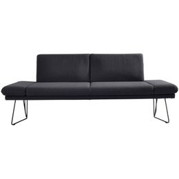 K+w Komfort & Wohnen K+W Komfort & Wohnen Essbank &raquo;Pego Polsterbank&laquo; Seitenteilverstellung, wahlweise in 206 oder 226cm blau B/H/T: 206cm x 88cm x 66cm, Flachgewebe Q2 