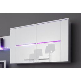 Mehrzweckschrank &raquo;Flame&laquo; Breite 90cm wei&szlig; B/H/T: 90cm x 64cm x 31cm, T&uuml;ren: 2 Stk.