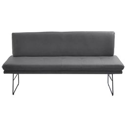 K+w Komfort & Wohnen K+W Komfort & Wohnen Polsterbank 1 Stk. tlg. Polsterbank in Spitzkissenoptik, Sitzsteppung, in 2 Gr&ouml;&szlig;en w&auml;hlbar grau B/H/T: 172cm x 87cm x 65cm, Leder