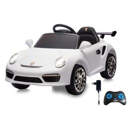 Jamara Elektro-Kinderauto &raquo;Ride-on RUF CTR3 Club Sport wei&szlig;, 2,4GHz, Li-Power 12.6&laquo; ab 3 Jahren bis 30 kg mit Licht und Sound wei&szlig; Einheitsgr&ouml;&szlig;e Elektro-