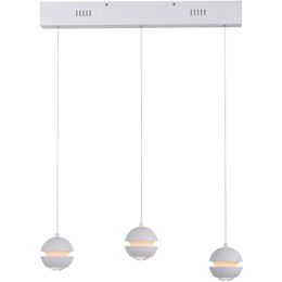 Sch&ouml;ner Wohnen Kollektion SCH&Ouml;NER WOHNEN-Kollektion LED Pendelleuchte &raquo;LINI&laquo; LED-Board 1 Stk. Warmwei&szlig; SCH&Ouml;NER WOHNEN Kollektion, 3-Stufen Dimmer, Comfort-Lift wei&szlig; 3, H: 22cm,
