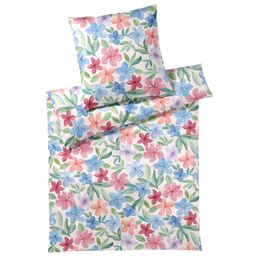 Elegante Bettw&auml;sche &raquo;Bravo&laquo; 2 Stk. angenehmes Hautgef&uuml;hl rot Satin, Obermaterial: 50% Baumwolle, 50% Viskose B/L: 135cm x 200cm, 1 Stk., 1 Stk., Satin, B/L: 