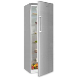 Exquisit Vollraumk&uuml;hlschrank &raquo;KS350-V-H-040D inoxlook&laquo; 171,5 cm hoch 60 cm breit 330 L K&uuml;hlschrank: flexibel, ger&auml;umig & sparsam silber