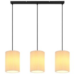 Globo LIGHTING H&auml;ngeleuchte &raquo;PAGE&laquo; E27 1 Stk. H&auml;ngelampe Esszimmer-Leuchte Esstischleuchte Wohnzimmer beige H: 120cm, 1 Stk.