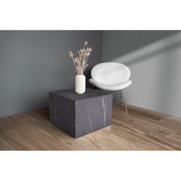Kayoom Beistelltisch &raquo;Cuboid 125, modernes Design, robuste Konstruktion&laquo; 1 Stk. tlg. vielseitig einsetzbar, edle Oberfl&auml;che, robuste Konstruktion grau MDF 
