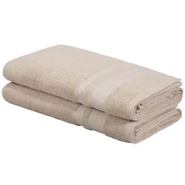 OTTO home Saunatuch &raquo;Vanessa, 2 Saunat&uuml;cher, 80x200cm, in Standard- und Premium-Qualit&auml;t&laquo; Handt&uuml;cher mit Bord&uuml;re, 100% Baumwolle, einfarbig, weich 