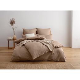 OTTO home Bettw&auml;sche &raquo;Luisa&laquo; 2 4 Qualit&auml;ten f&uuml;r dein perfektes Schlafgef&uuml;hl (von Komfort bis Premium) braun Renforc&eacute;, Obermaterial: 100% Baumwolle B/L