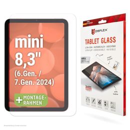 Displex Displayschutzglas &raquo;Tablet Glass&laquo; f&uuml;r Apple iPad mini 8,3 (7. Gen.);Apple iPad mini 8,3 (6. Gen.) Displayschutzfolie, Schutzfolie, Bildschirmschutz, 