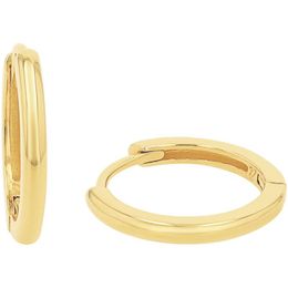 Amor Damen Paar Creolen &raquo;2038566, 2038567&laquo; gold 14mm, Silber 925 (Sterlingsilber)
