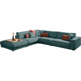 3C Candy Ecksofa &raquo;Enisa II, bequem und komfortabel, gro&szlig;es Familiensofa, L-Form&laquo; incl. 3 Flatterkissen, wahlweise mit Flecken-Schutz-Bezug Easy care 