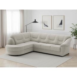 Sit & More sit&more Ecksofa &raquo;Savona&laquo; mit Federkern, optional mit Schlaffunktion B/H/T: 267cm x 90cm x 206cm, Flachgewebe, Ottomane links,mit Bettfunktion
