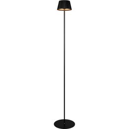 REALITY LEUCHTEN LED Au&szlig;en-Stehlampe &raquo;SUAREZ&laquo; LED-Board 1 Stk. Warmwei&szlig; Outdoor Akku Stehleuchte 123 cm, Touch-Dimmer, USB-C Anschluss, IP44 schwarz 1
