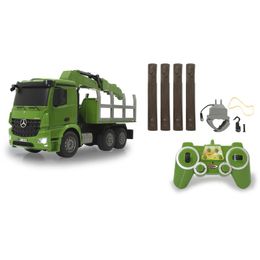 Jamara RC-LKW &raquo;Holztransporter Mercedes-Benz Arocs 1:20 - 2,4 GHz&laquo; mit Licht & Sound gr&uuml;n Einheitsgr&ouml;&szlig;e RC-LKW