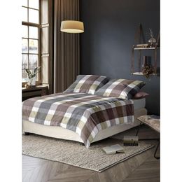 Irisette Bettw&auml;sche &raquo;Meran 8622&laquo; 2 Stk. flauschig weich und w&auml;rmend Feinbiber, Obermaterial: 100% Baumwolle B/L: 140cm x 200cm, 1 Stk., 1 Stk., Feinbiber, B/L: