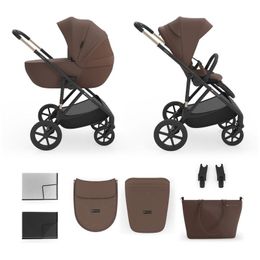 Kinderkraft Kombi-Kinderwagen &raquo;PRIME 3 2in1&laquo; 22 kg braun Einheitsgr&ouml;&szlig;e Kombi-Kinderwagen