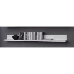 Wandregal &raquo;Flame&laquo; Breite 90 cm wei&szlig; B/H/T: 90cm x 9cm x 16cm