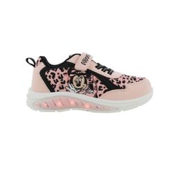Sneaker mit Disney Minnie Mouse Motiv, in Rosa - Leuchtende Sohle | Gr.: 27
