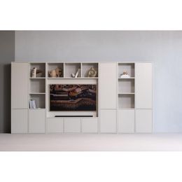 Woood Mehrzweckschrank &raquo;Meggy FSC Mix Kiefernholz mit Druckmechanismus B 108x D 40x H 215 cm&laquo; Tragkraft 10 kg pro Boden, einfach zu montieren, 