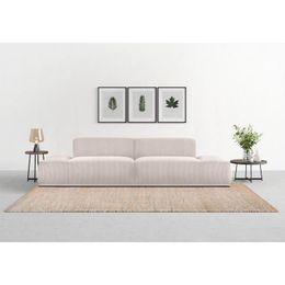 Trendmanufaktur Big-Sofa &raquo;Braga, toller Sitzkomfort, Designsofa&laquo; in moderner Optik, mit hochwertigem Kaltschaum beige 88% Polyester, 12% Polyacrl B/H/