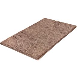 Kleine Wolke Badematte &raquo;&raquo;Saturn&laquo;, Badvorleger, Badezimmer Teppich&laquo; H&ouml;he 25 mm rutschhemmend beschichtet fu&szlig;bodenheizungsgeeignet Badteppich, Uni Farben, modernes 