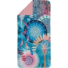 HIP Strandtuch &raquo;Kanya&laquo; Mikrofaser, Schnelltrocknend, Reisen, Sport, Yoga, Wendeoptik bunt Microfaser, Obermaterial: 100% Polyester B/L: 75cmx180cm, 1 