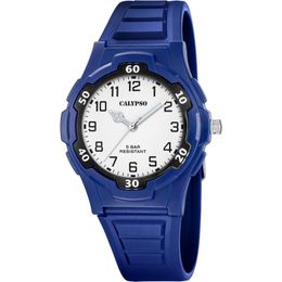 Calypso Watches Herren Calypso Watches Quarzuhr &raquo;Easy Time&laquo; Armbanduhr, Herrenuhr, Silikonarmband, analog blau Einheitsgr&ouml;&szlig;e